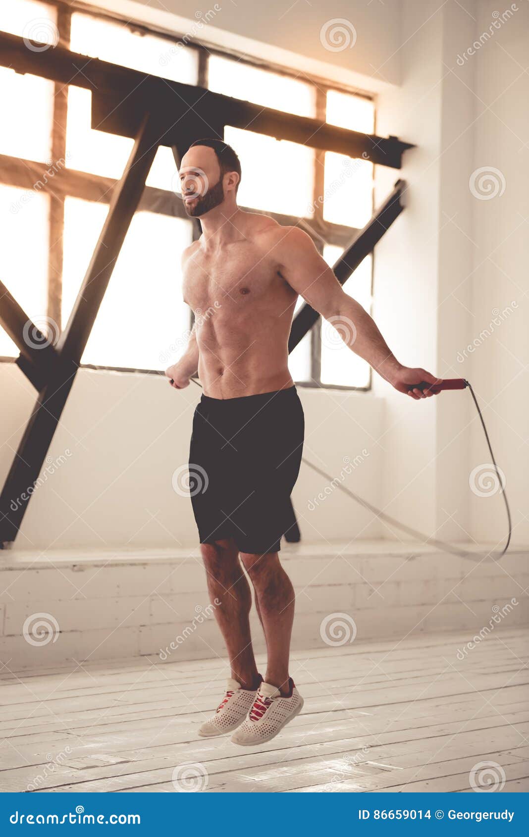 Man working out stock photo. Image of hands, caucasian - 86659014