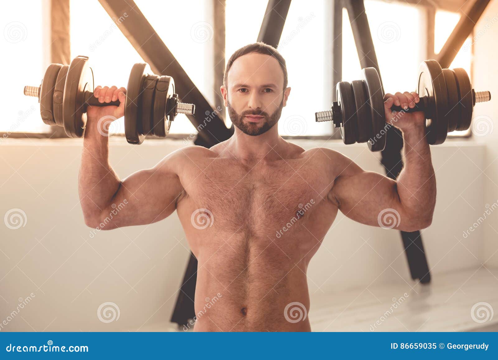 Man working out stock image. Image of black, exercise - 86659035