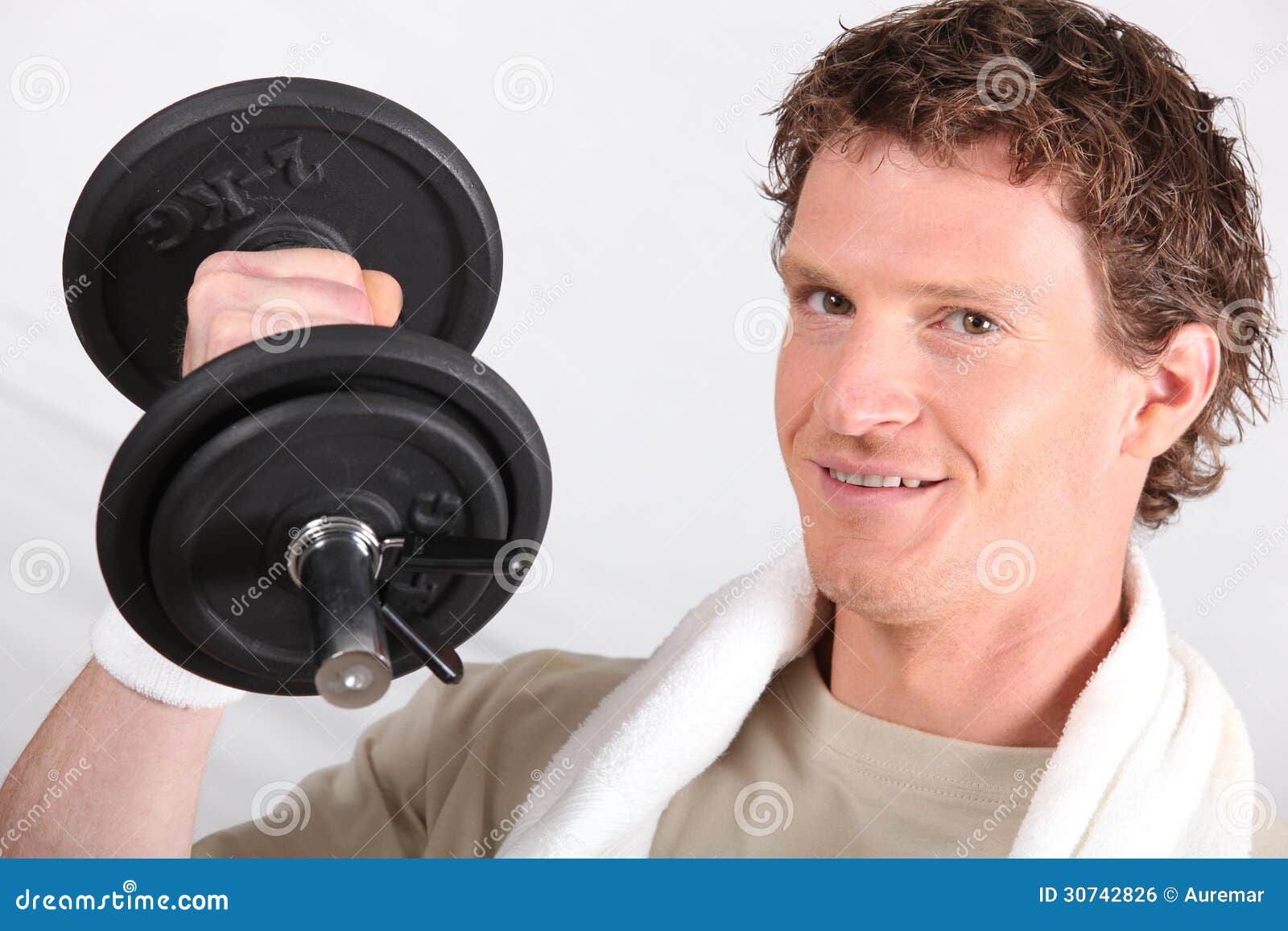 Man working out stock photo. Image of muscular, twenties - 30742826