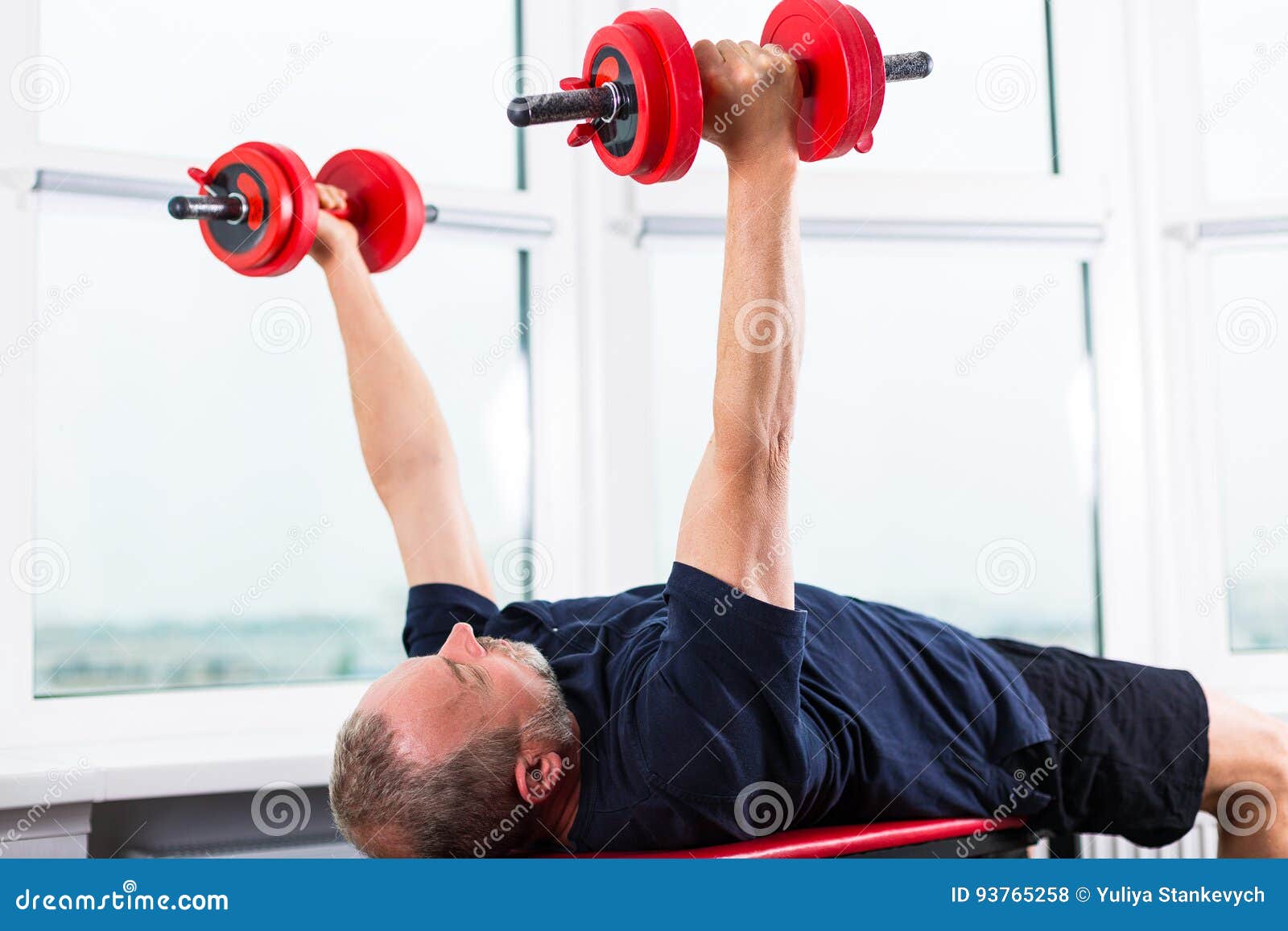 Man working out stock photo. Image of hands, life, hair - 93765258