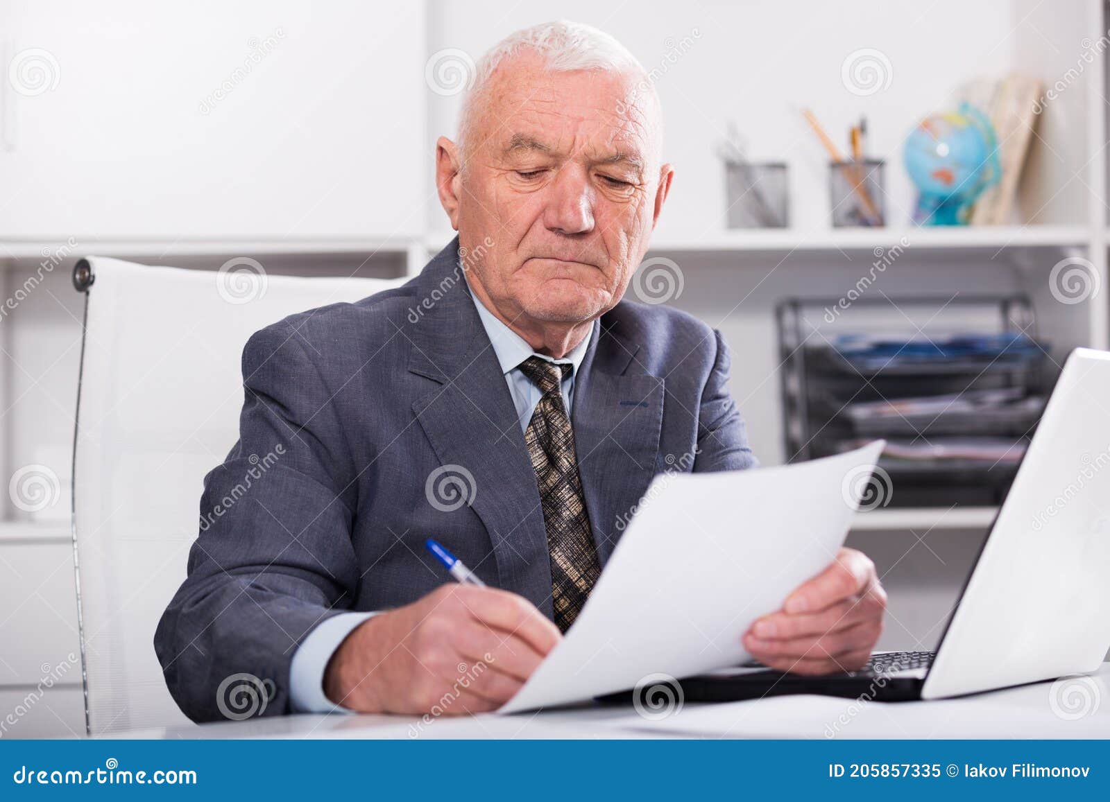 Man working productively stock image. Image of industrious - 205857335