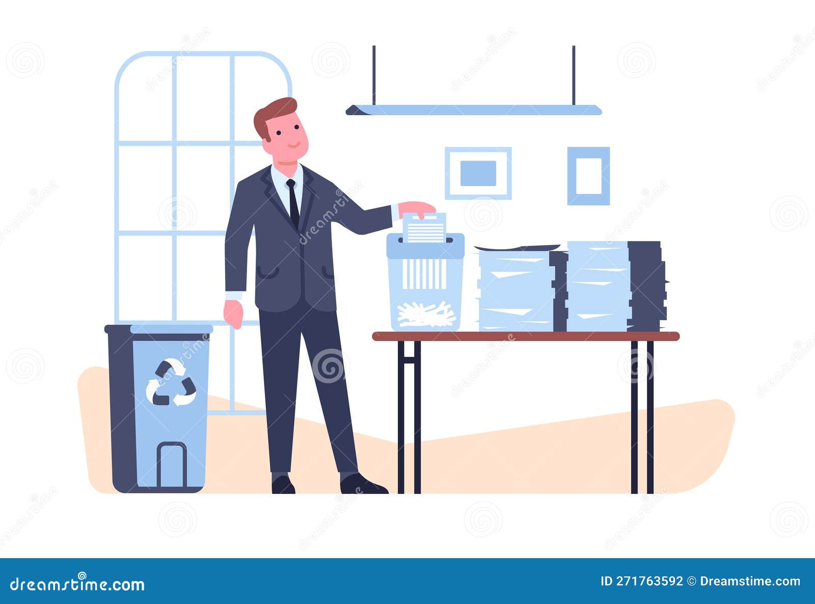 Working Shredder Icon Cartoon Vector. Chipper Equipment | CartoonDealer ...