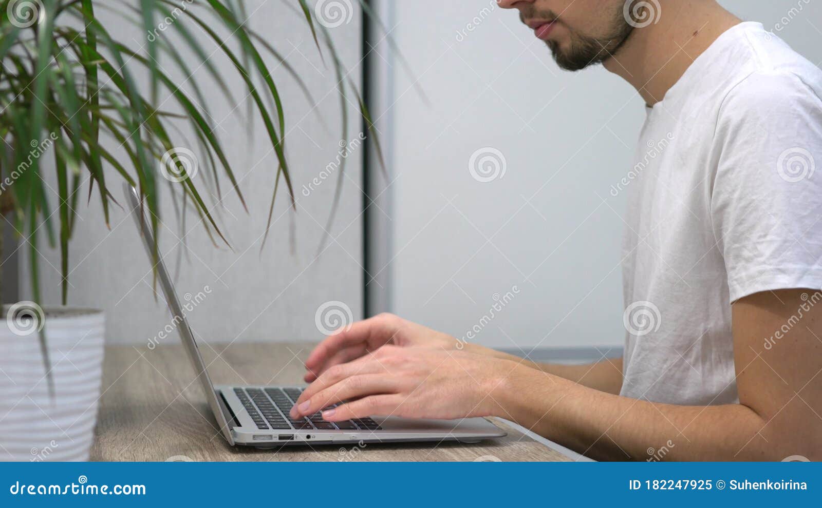 A Person Types on a Computer Stock Video - Video of development ...