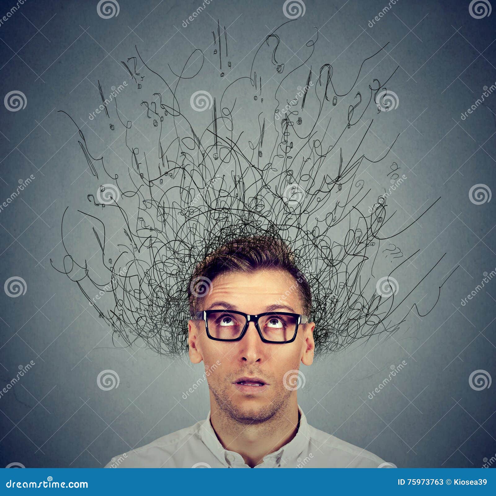 Worried Facial Expression