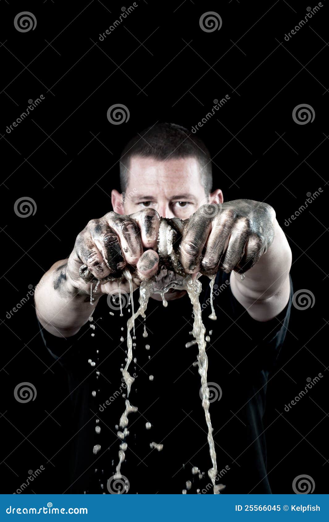 Man wringing rag stock image. Image of twisting, chores - 25566045