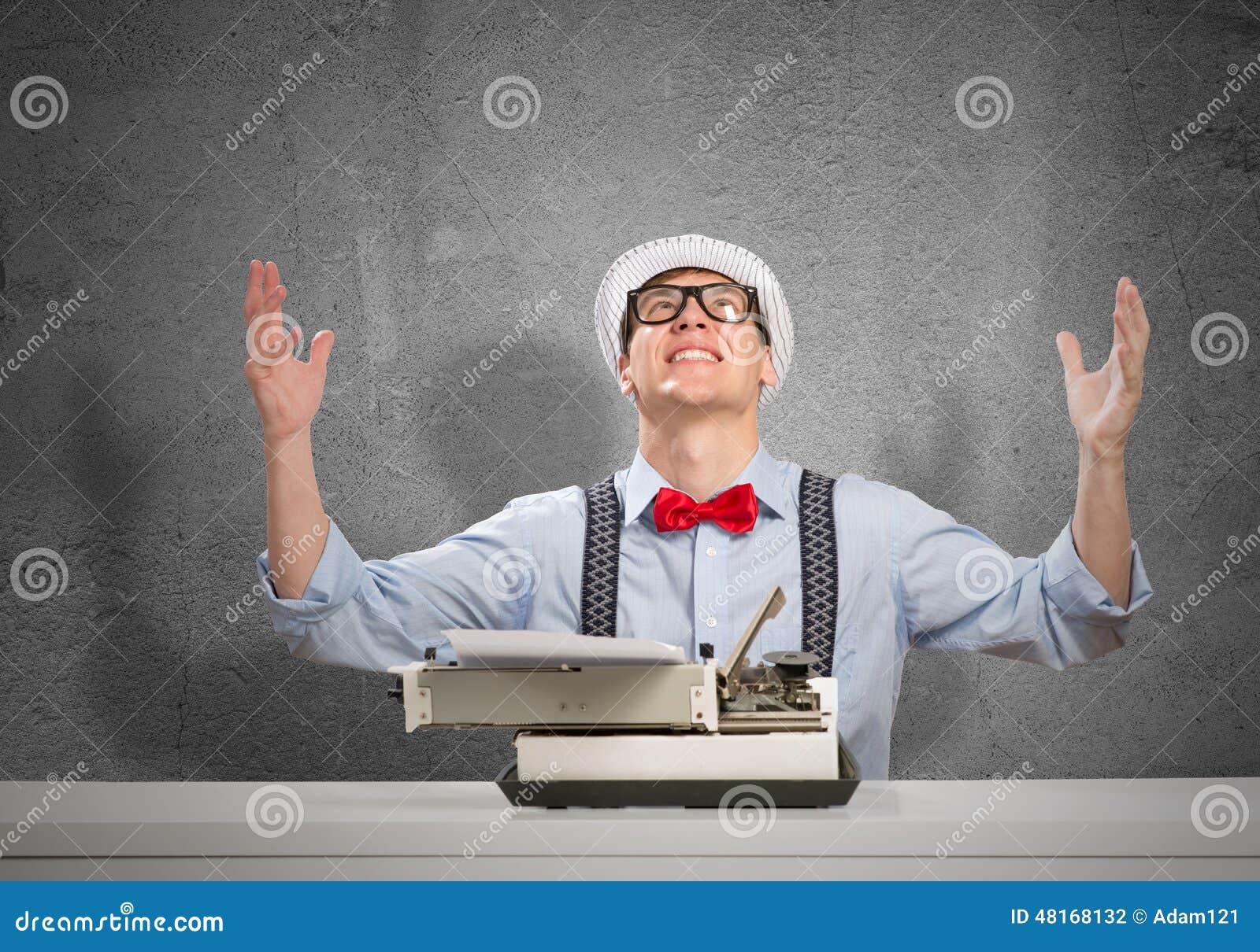 Man writer stock photo. Image of portrait, journalism - 48168132