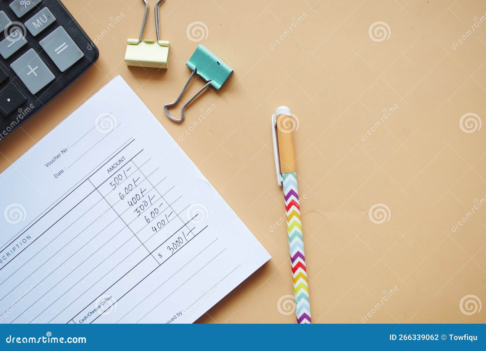 A Man Writes Payment Due in a Paper Form Stock Photo - Image of office ...