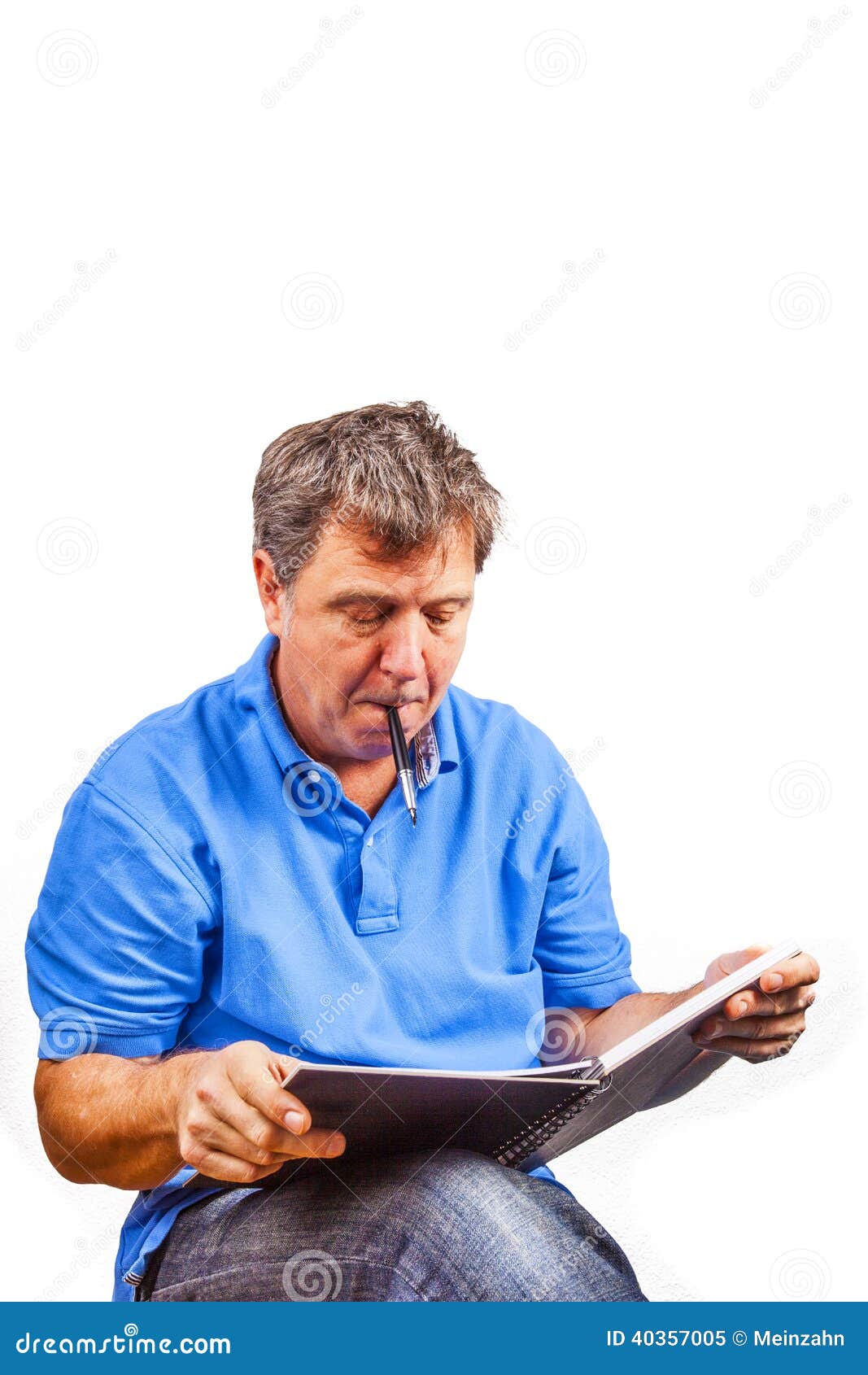 Man writing in a book stock image. Image of fashion, business - 40357005