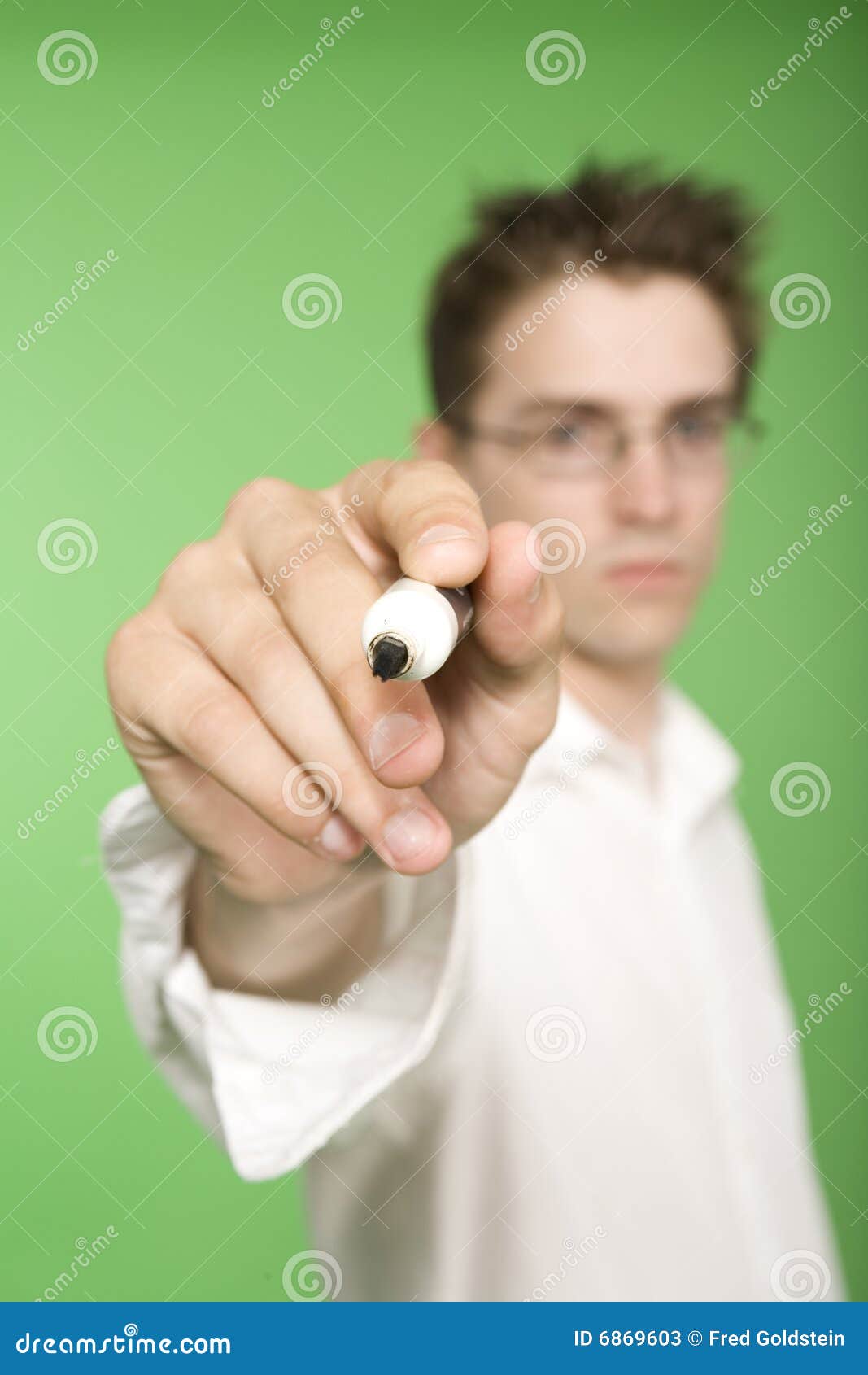 Man writing with pen stock image. Image of people, writing - 6869603