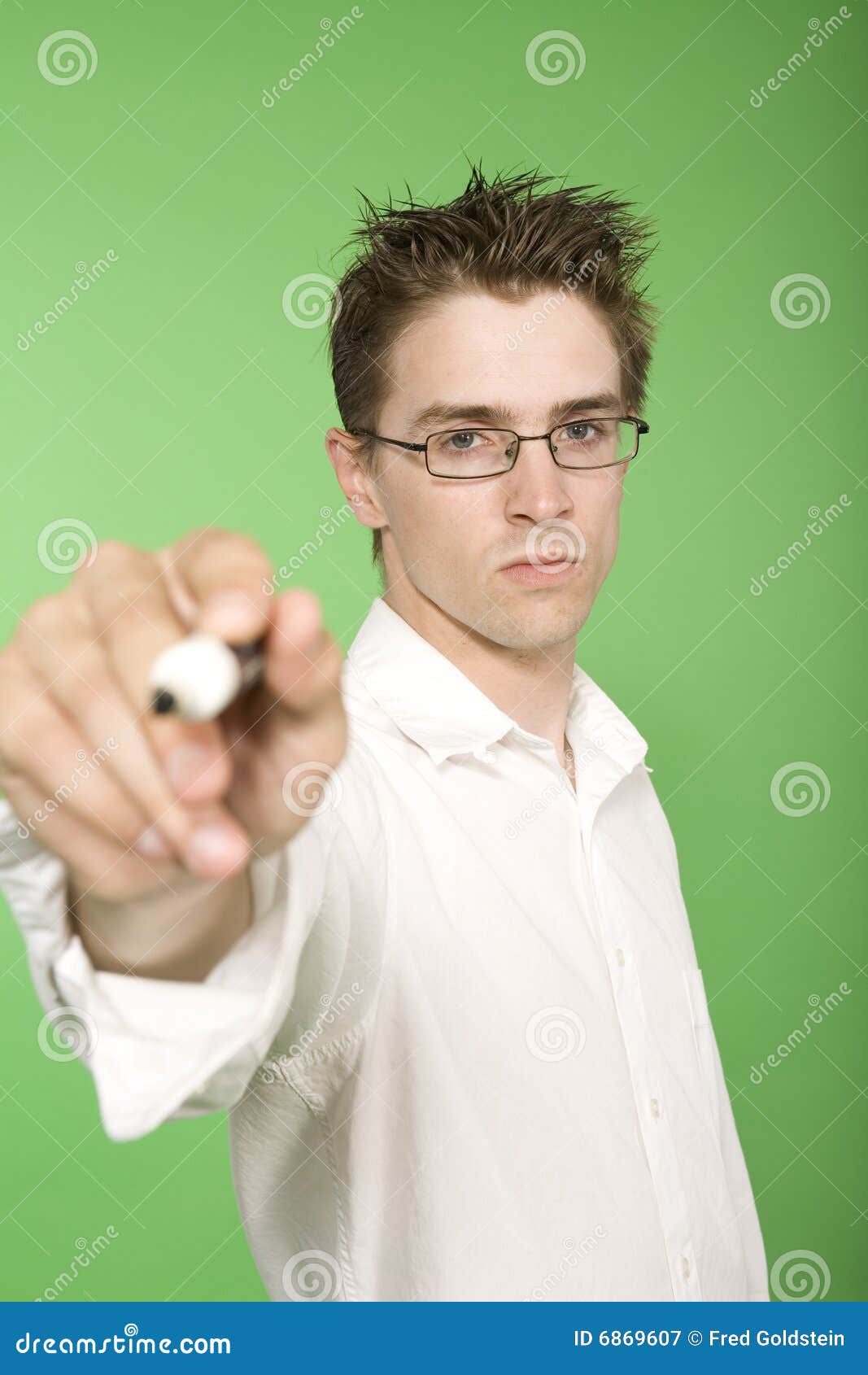 Man writing with pen stock image. Image of high, isolation - 6869607