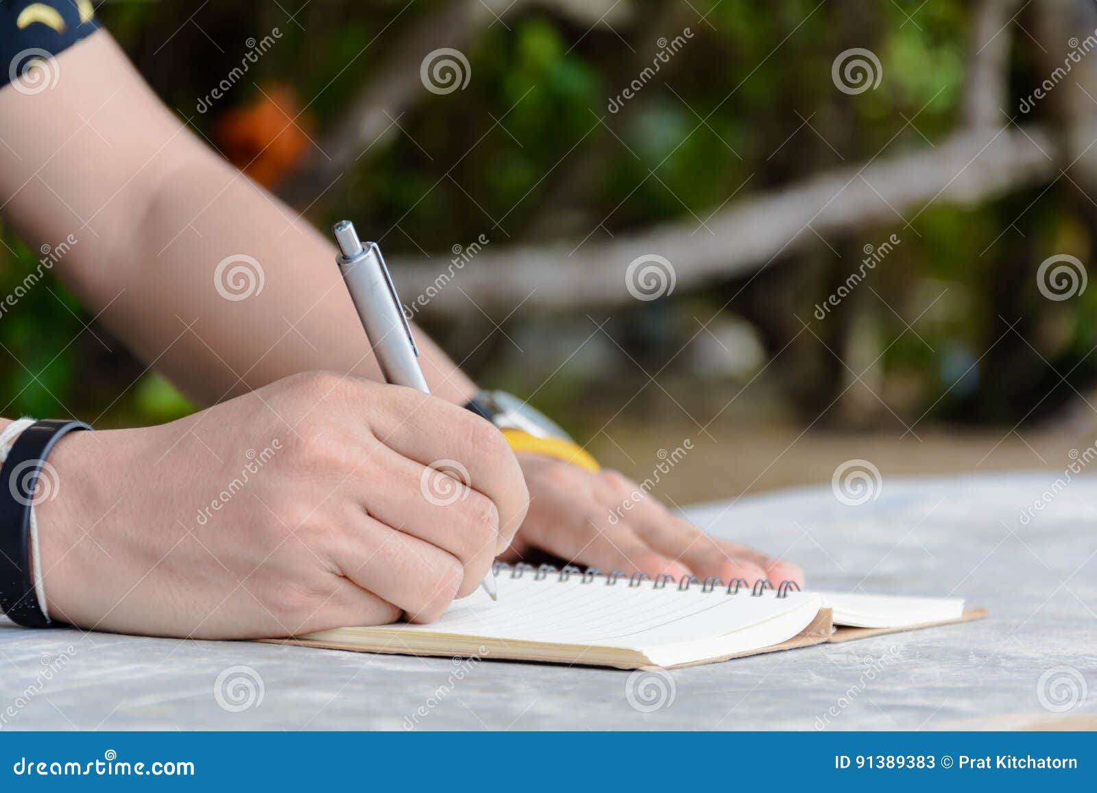 Man writing pen in book stock image. Image of books, office - 91389383
