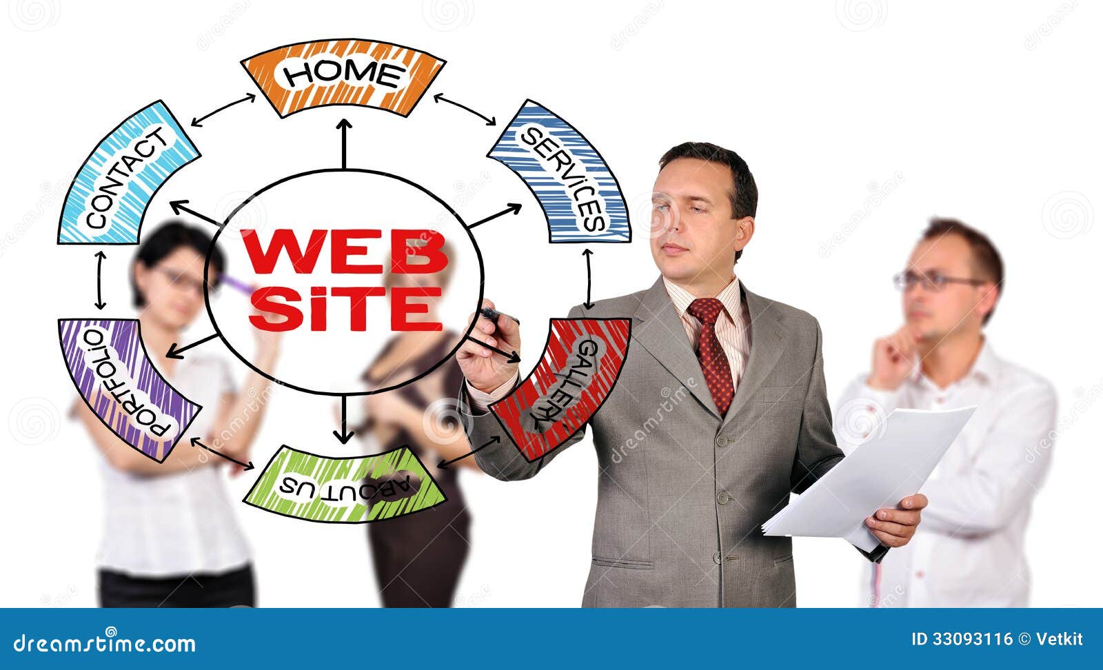 Man writing scheme website stock photo. Image of concept - 33093116