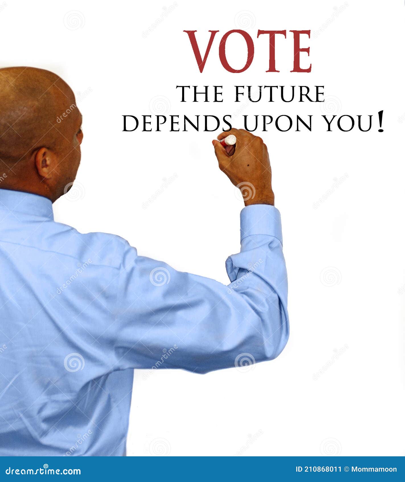 Vote the Future Depends upon You Stock Image - Image of politics ...