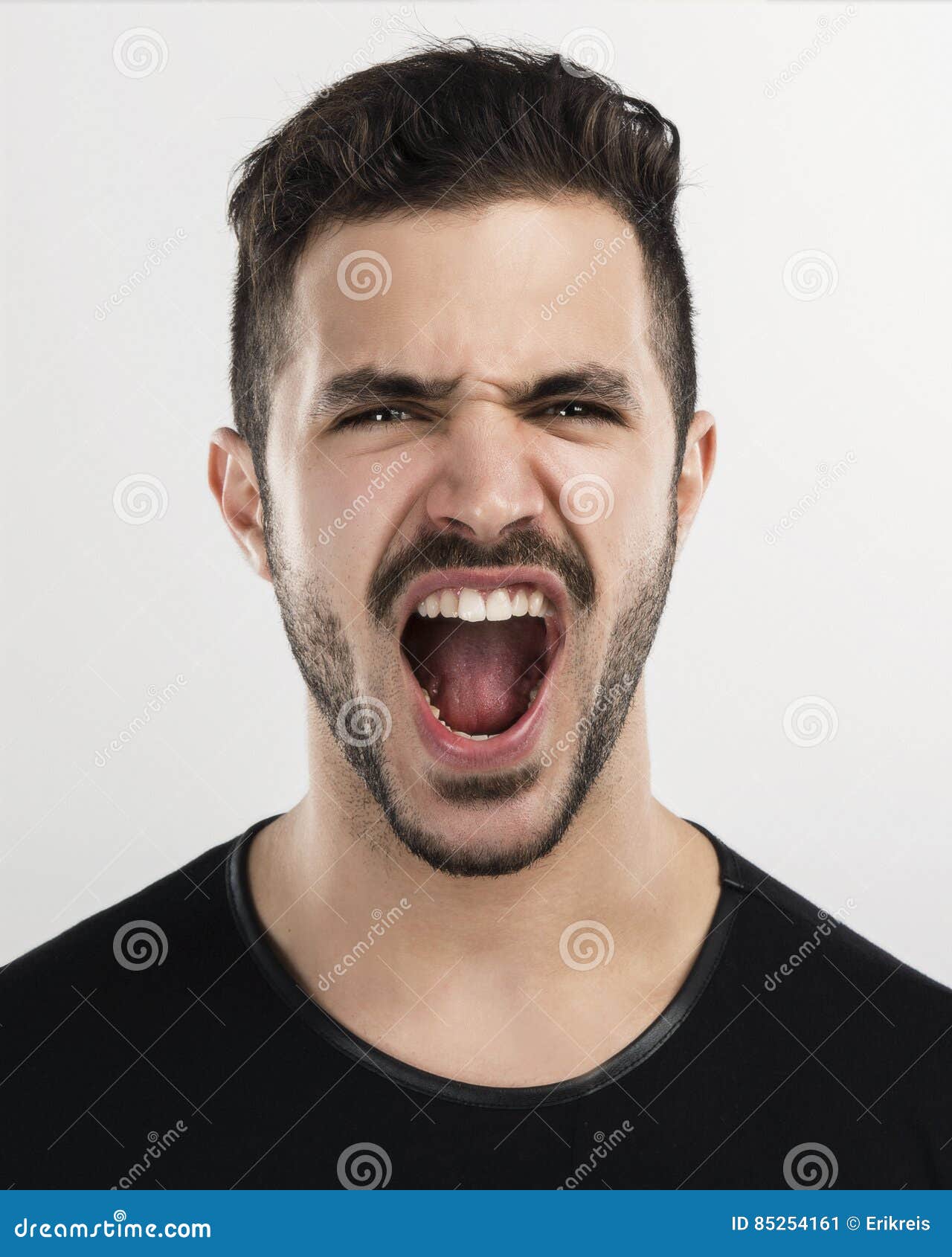 Man yelling stock image. Image of winner, person, latin - 85254161