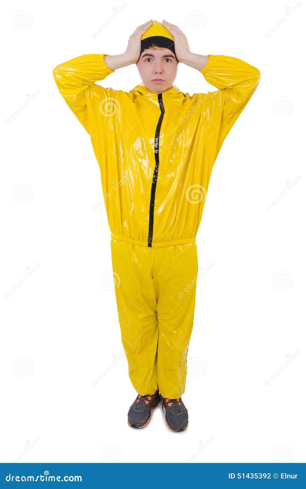 Man in yellow suit stock photo. Image of american, funny - 51435392