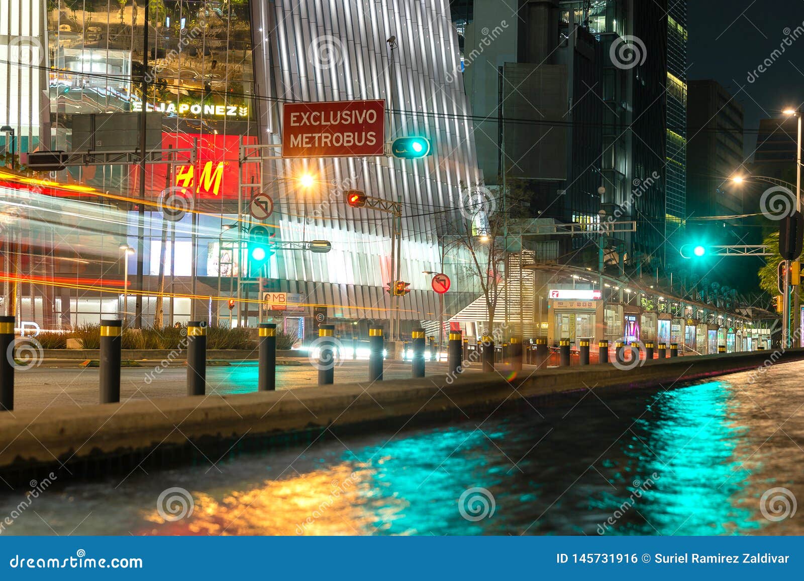 Manacar Tower and Desnivel Mixocac, Mexico City Editorial Photo - Image ...