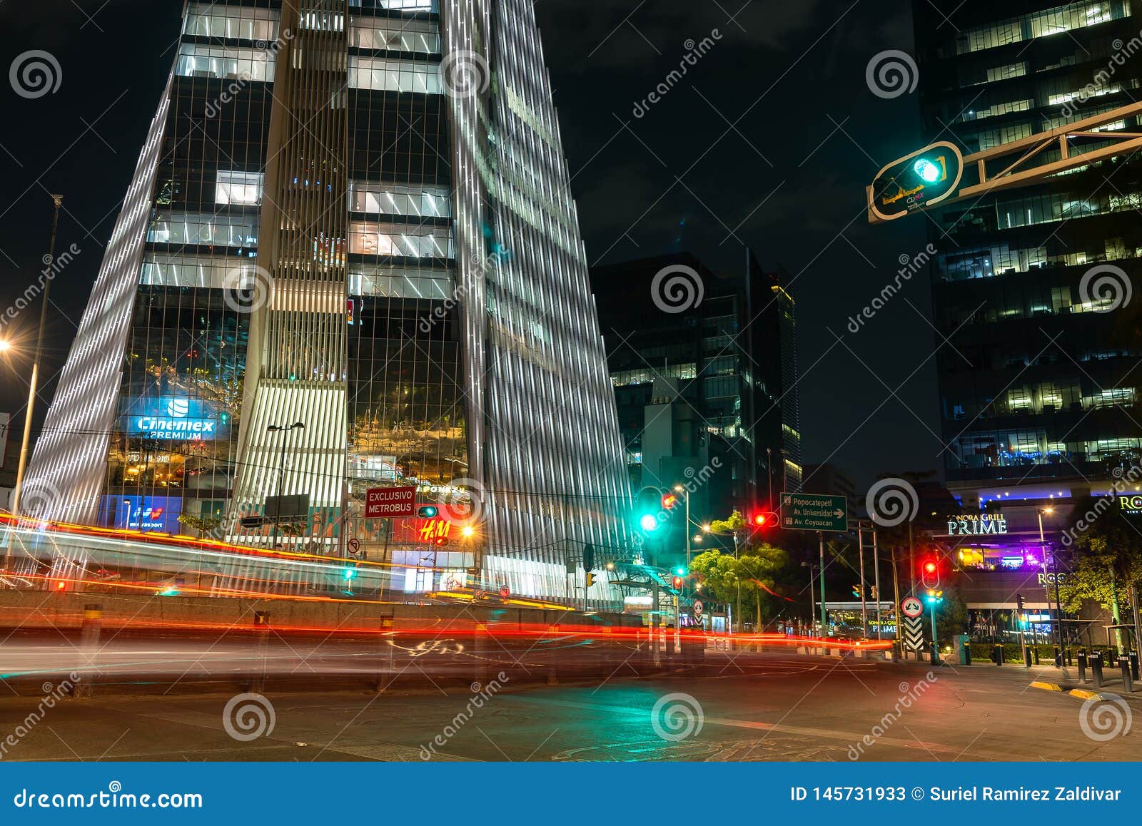 Manacar Tower and Desnivel Mixocac Editorial Stock Photo - Image of ...