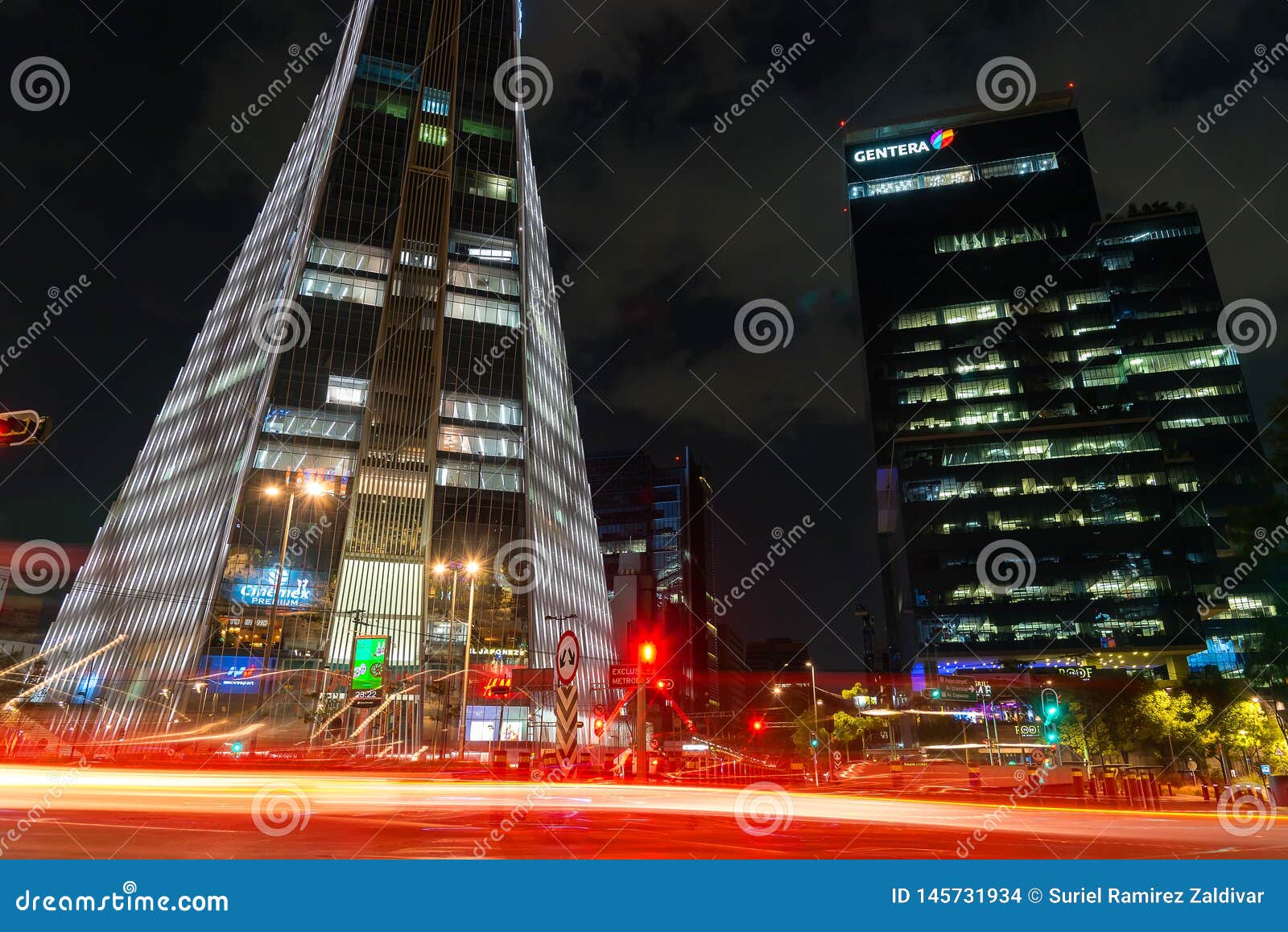 Manacar Tower and Desnivel Mixocac Editorial Stock Image - Image of ...