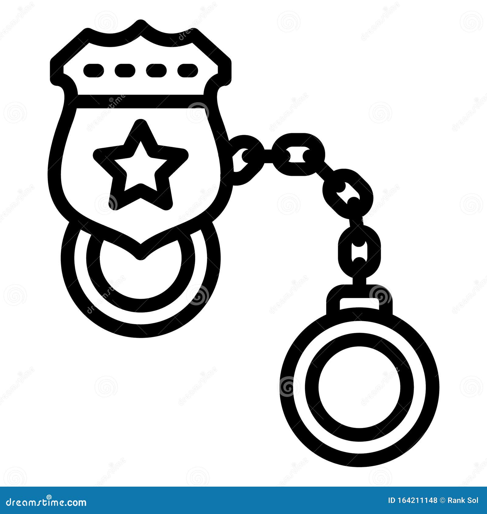 Manacles Isolated Vector Icon Which Can Easily Modify or Edit Stock ...