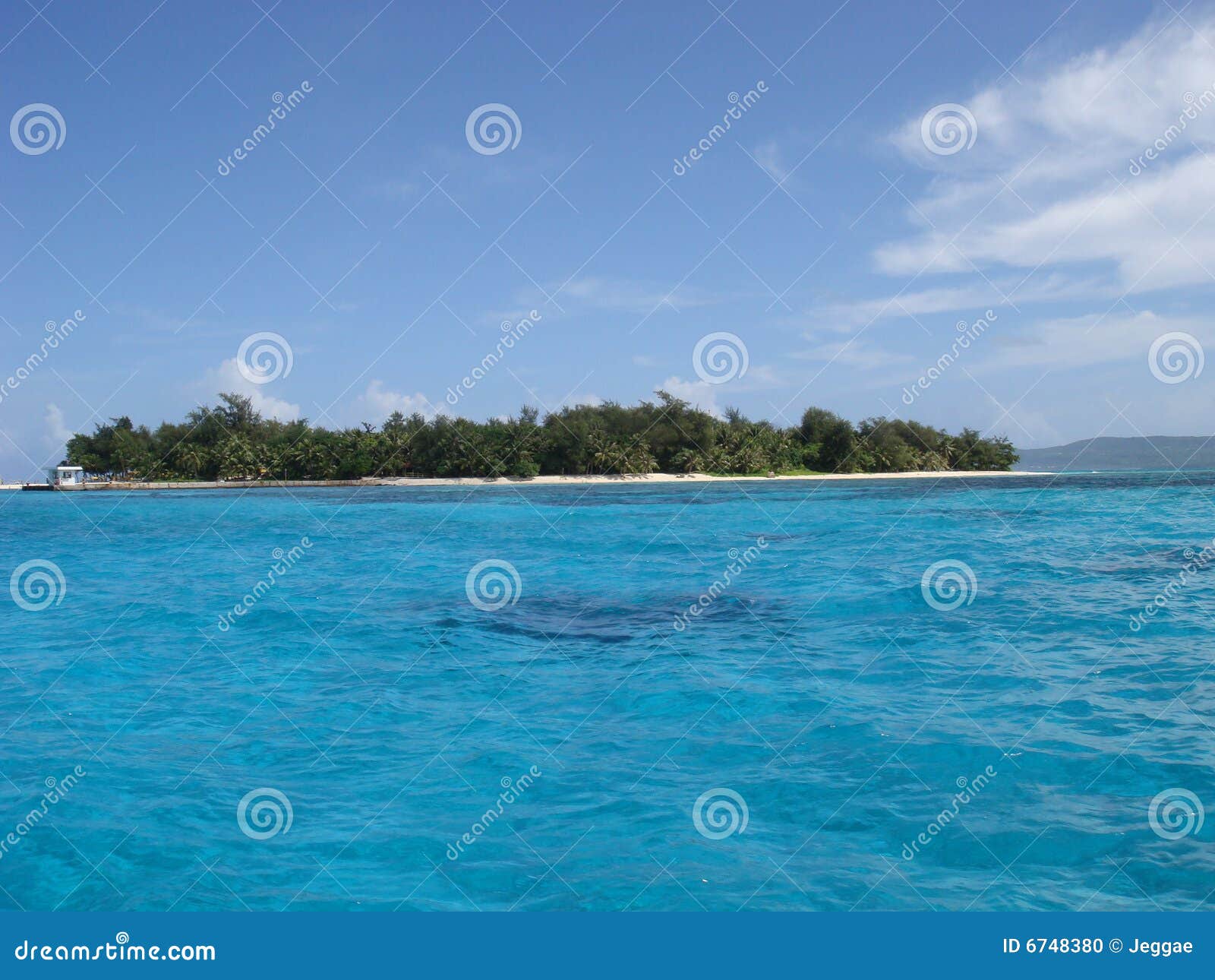 Managaha Island in Saipan stock photo. Image of island - 6748380