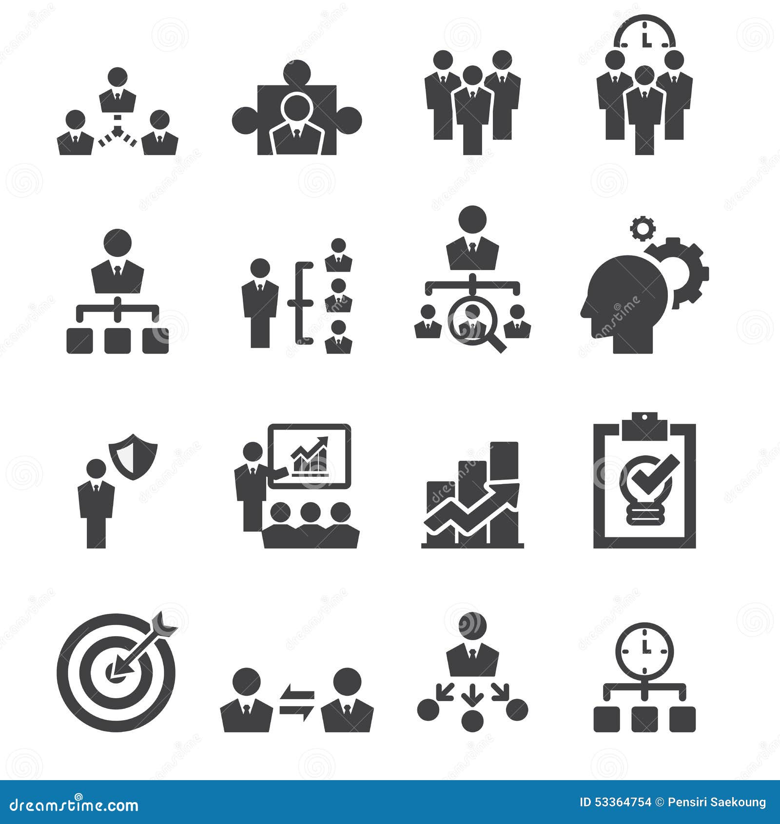Manage icon stock vector. Illustration of interface, resources - 53364754