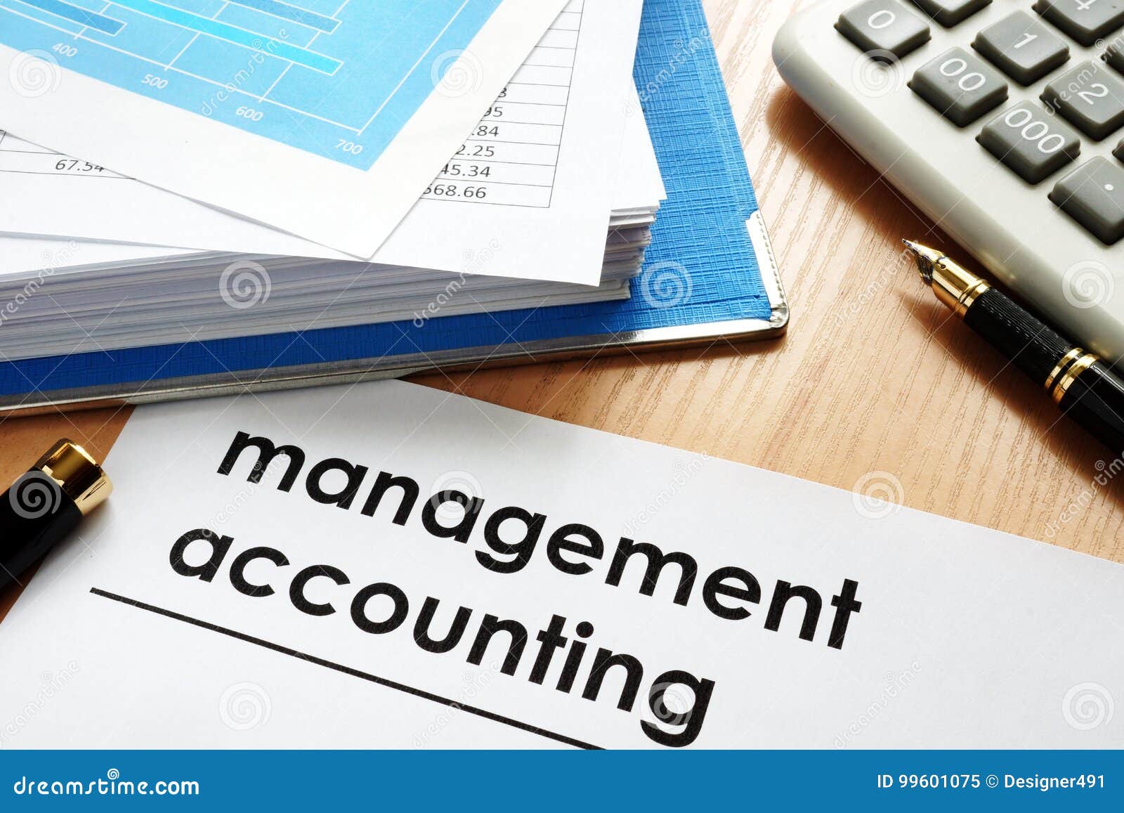 Management Accounting Document. Stock Image - Image of businessman ...