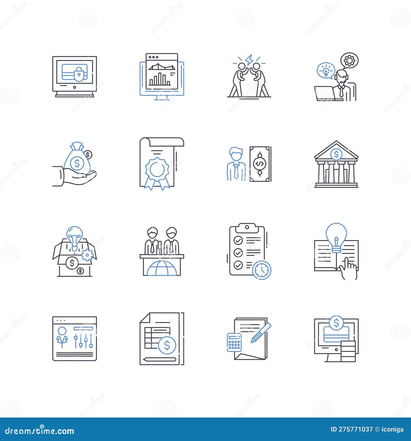 Management Accounting Line Icons Collection. Budgeting, Forecasting ... Management Accounting Line Icons Collection. Budgeting, Forecasting ...