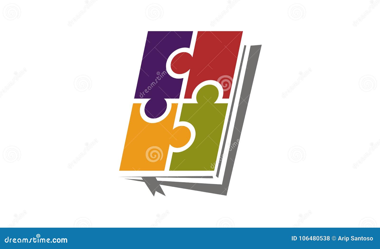 Management Book Logo Design Template Stock Vector - Illustration of ...