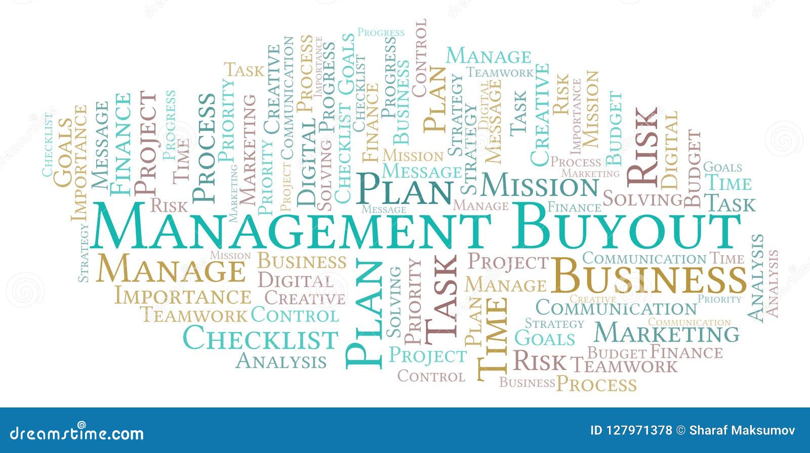 Management Buyout Word Cloud, Made with Text only. Stock Illustration ...