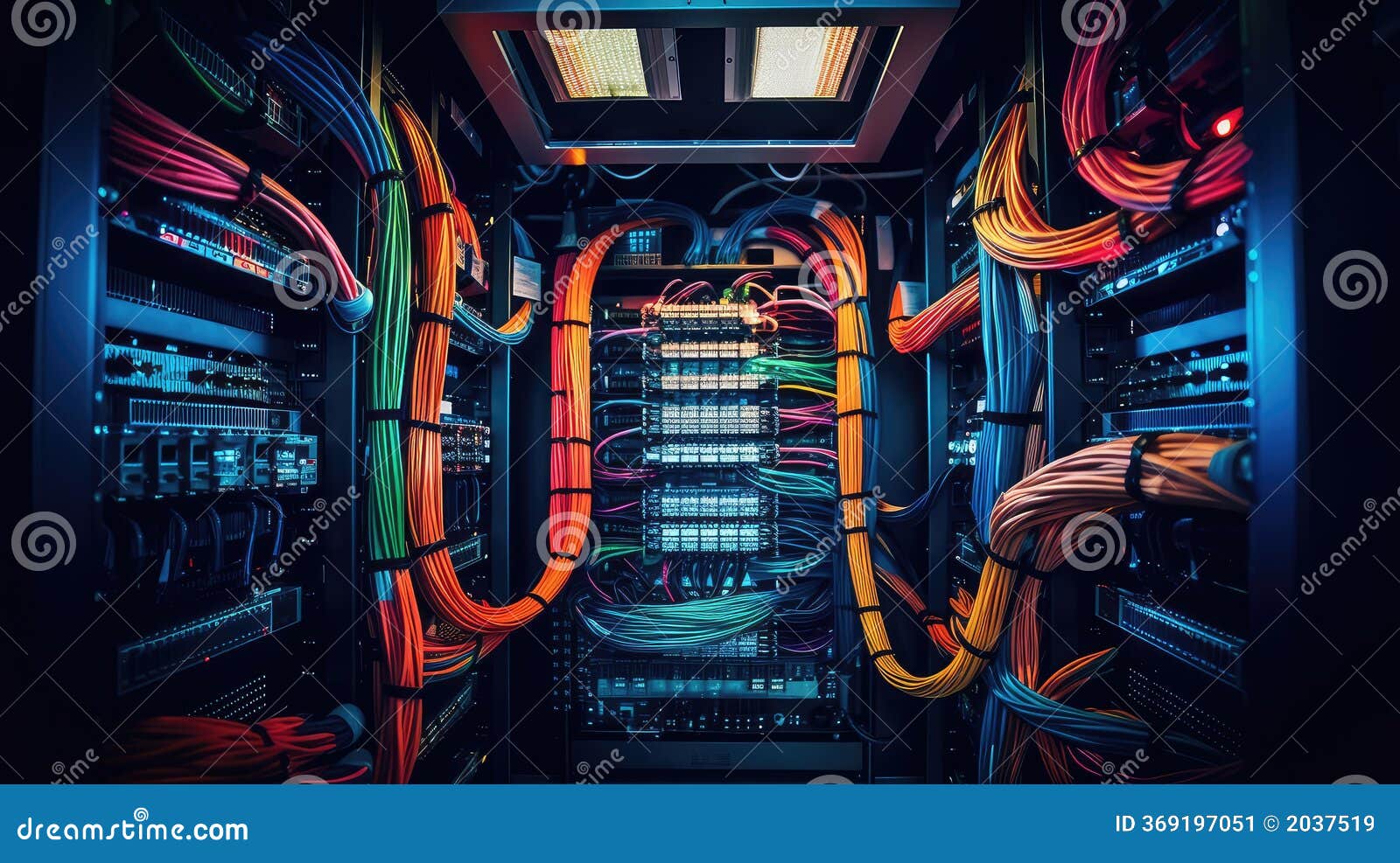 Management Cabling Network Stock Illustration | CartoonDealer.com ...