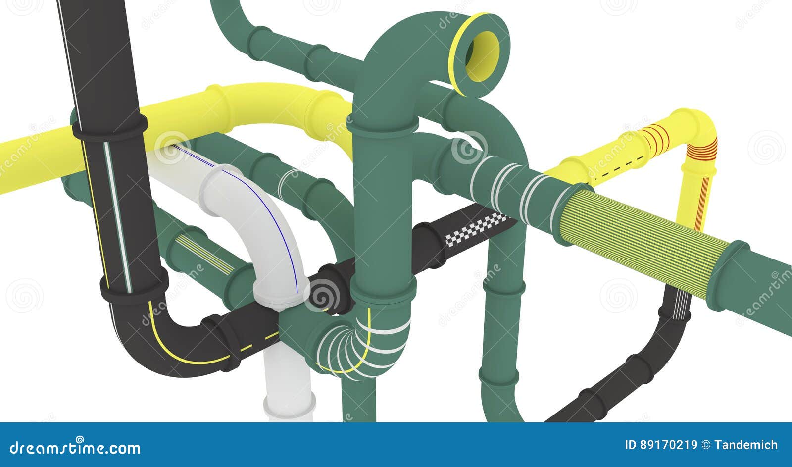 Management Concept, Pipe Construction, Symbolizing Possible And ...