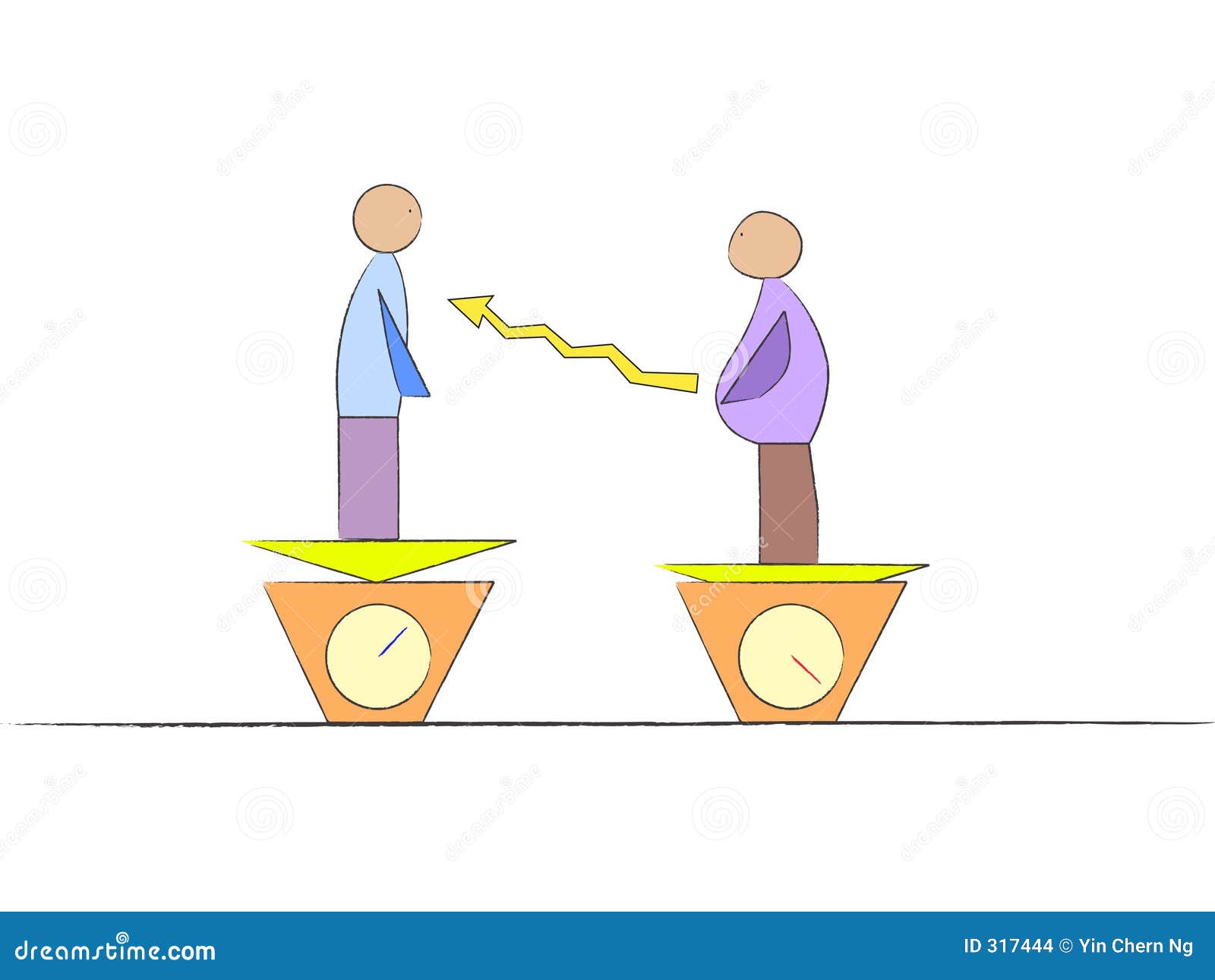 Management de poids illustration de vecteur. Illustration du aptitude ...