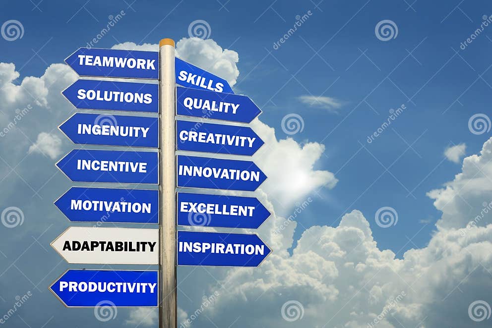 Management directions stock photo. Image of group, ingenuity - 13583542