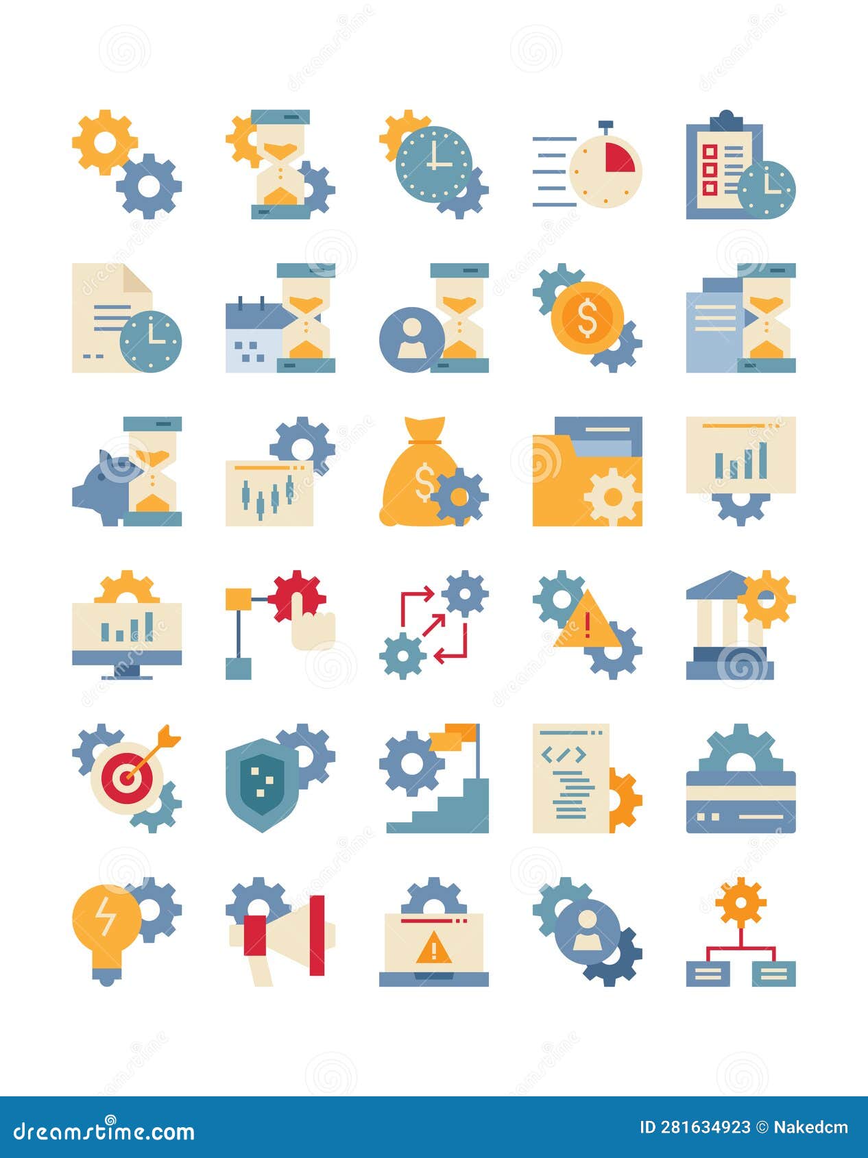 Management Flat Style Web Icon Pack Stock Vector - Illustration of ... Management Flat Style Web Icon Pack Stock Vector - Illustration of ...