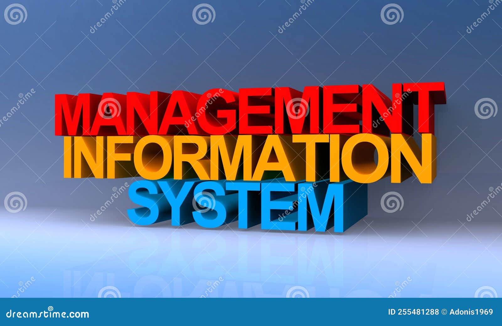 MIS - Management Information System Acronym, Business Concept ...