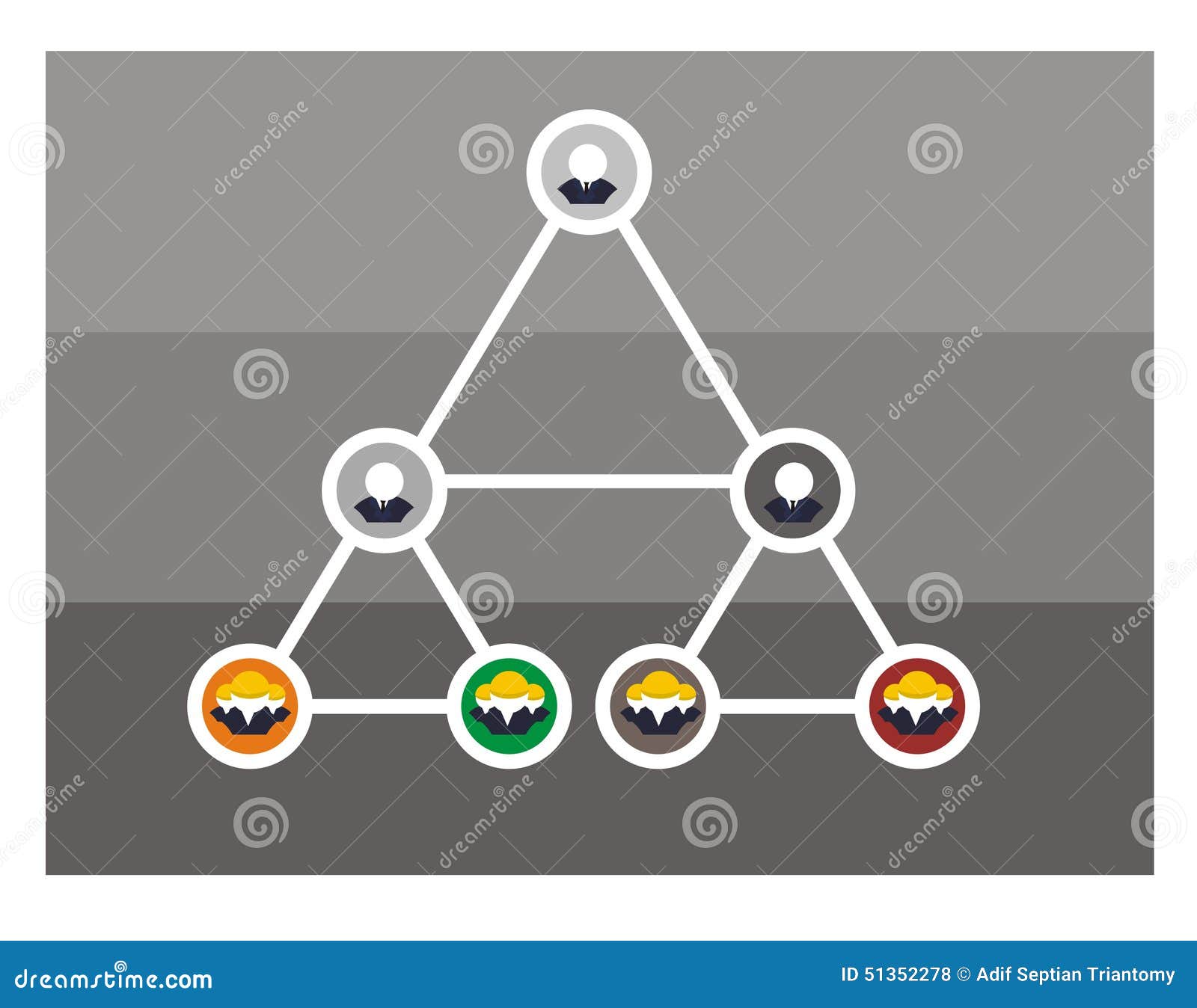 Management Level Illustration Stock Vector - Illustration of business ...