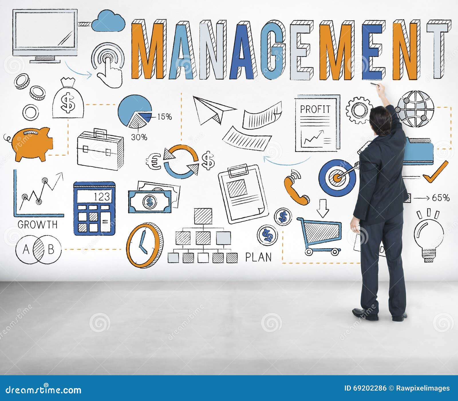 Management Manager Controlling Leadership Concept Stock Photo - Image ...