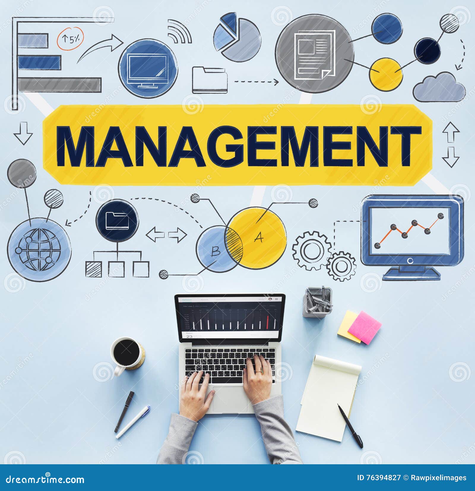 Management Manager Managing Organization Concept Stock Image - Image of ...