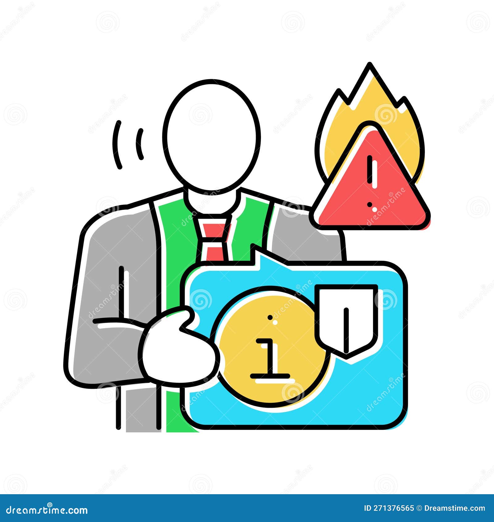 Crisis Of Organizational Misdeeds Red Concept Icon Cartoon Vector ... Crisis Of Organizational Misdeeds Red Concept Icon Cartoon Vector ...