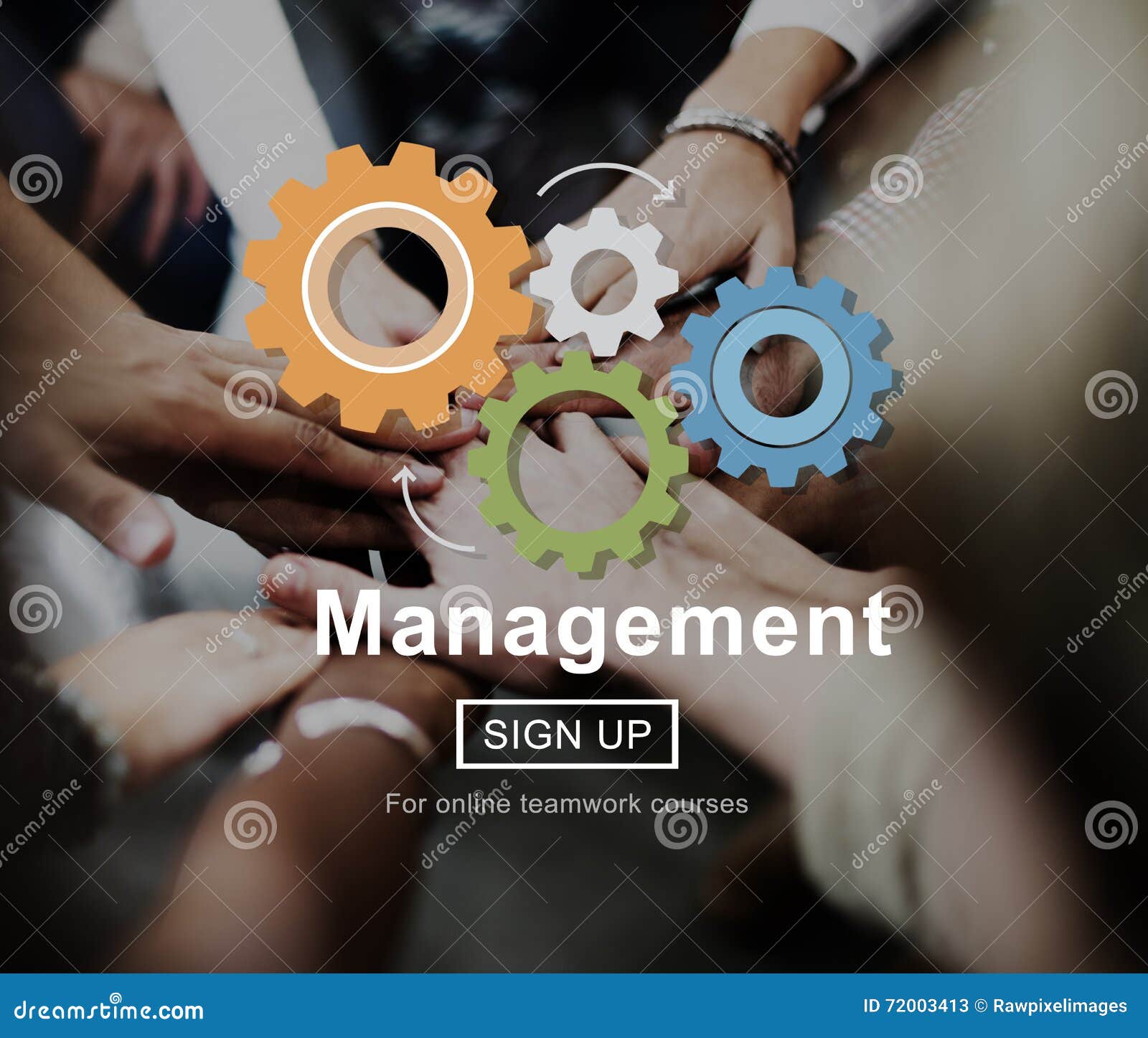 Management Organization Commitment Process Concept Stock Image - Image ...