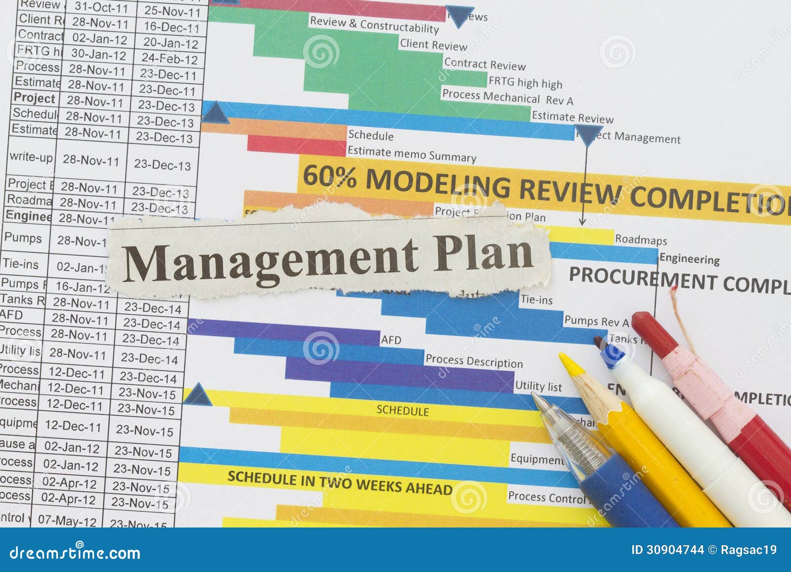 Management plan stock photo. Image of complexity, paper - 30904744