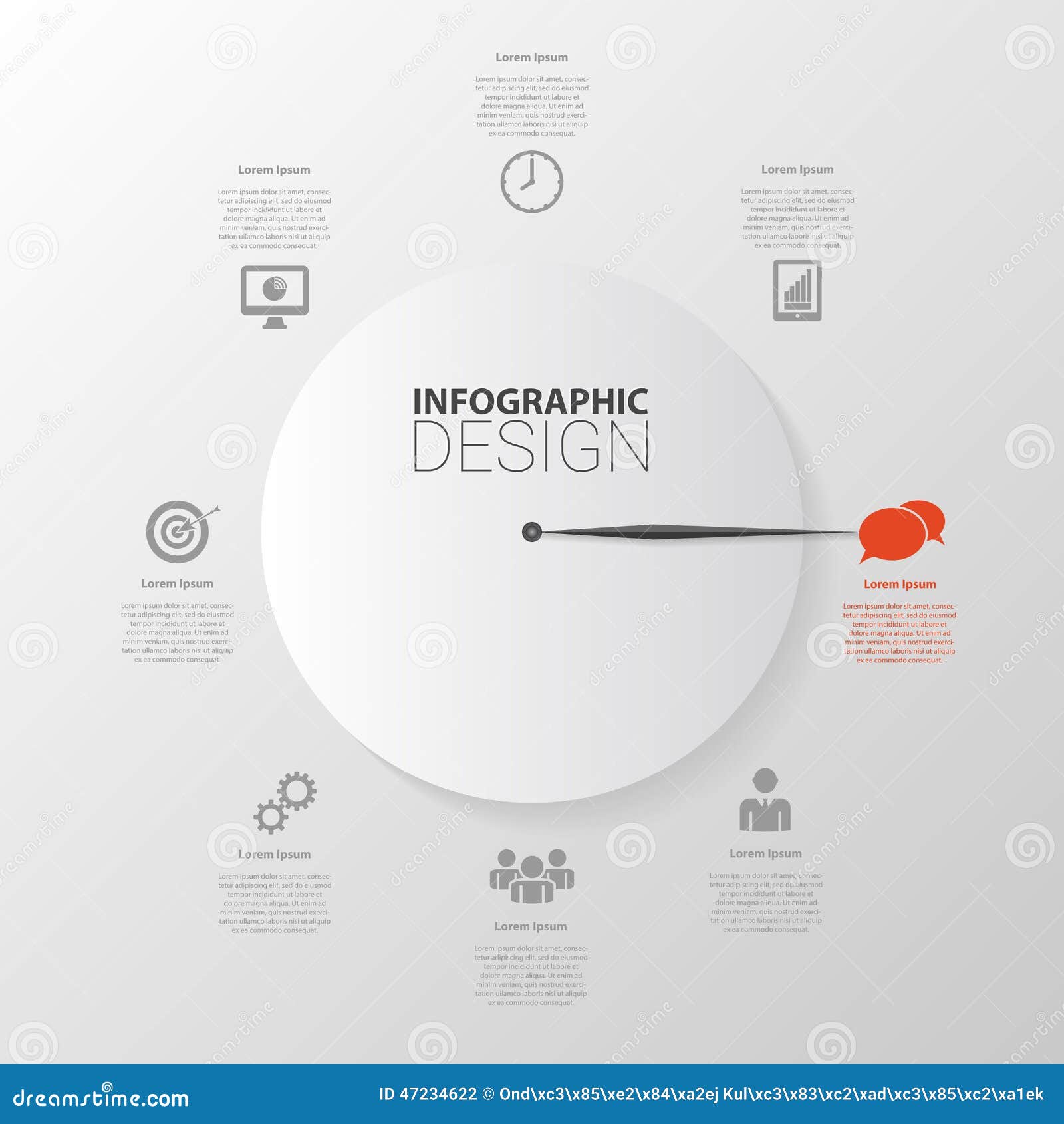 Management Planning Infographics Template. Vector Illustration. Stock ...