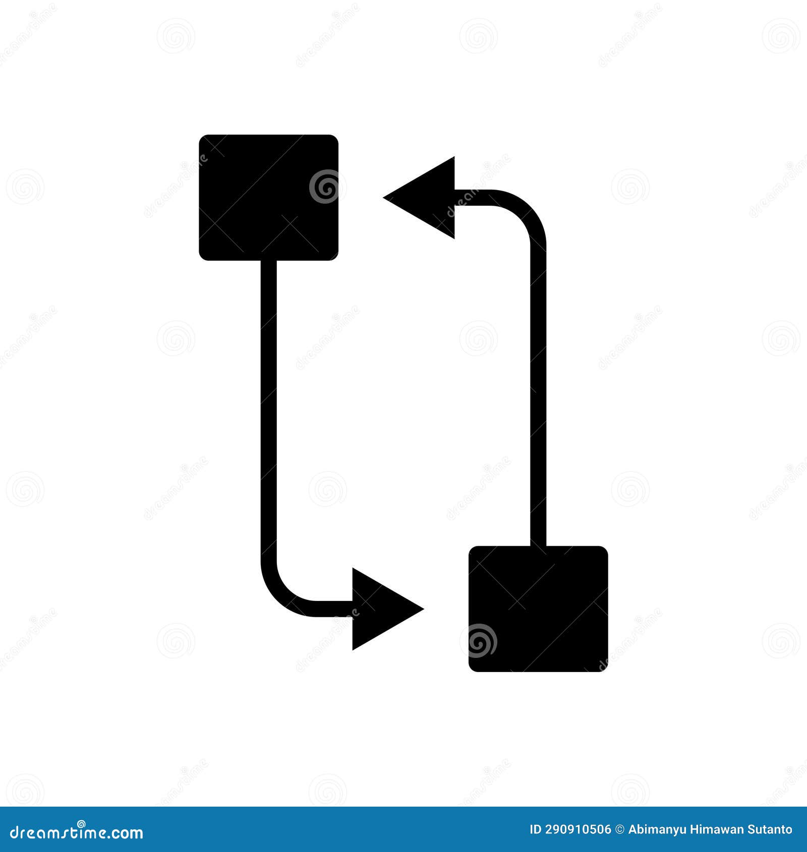 Management Process Icon Vector Stock Vector - Illustration of finance ...
