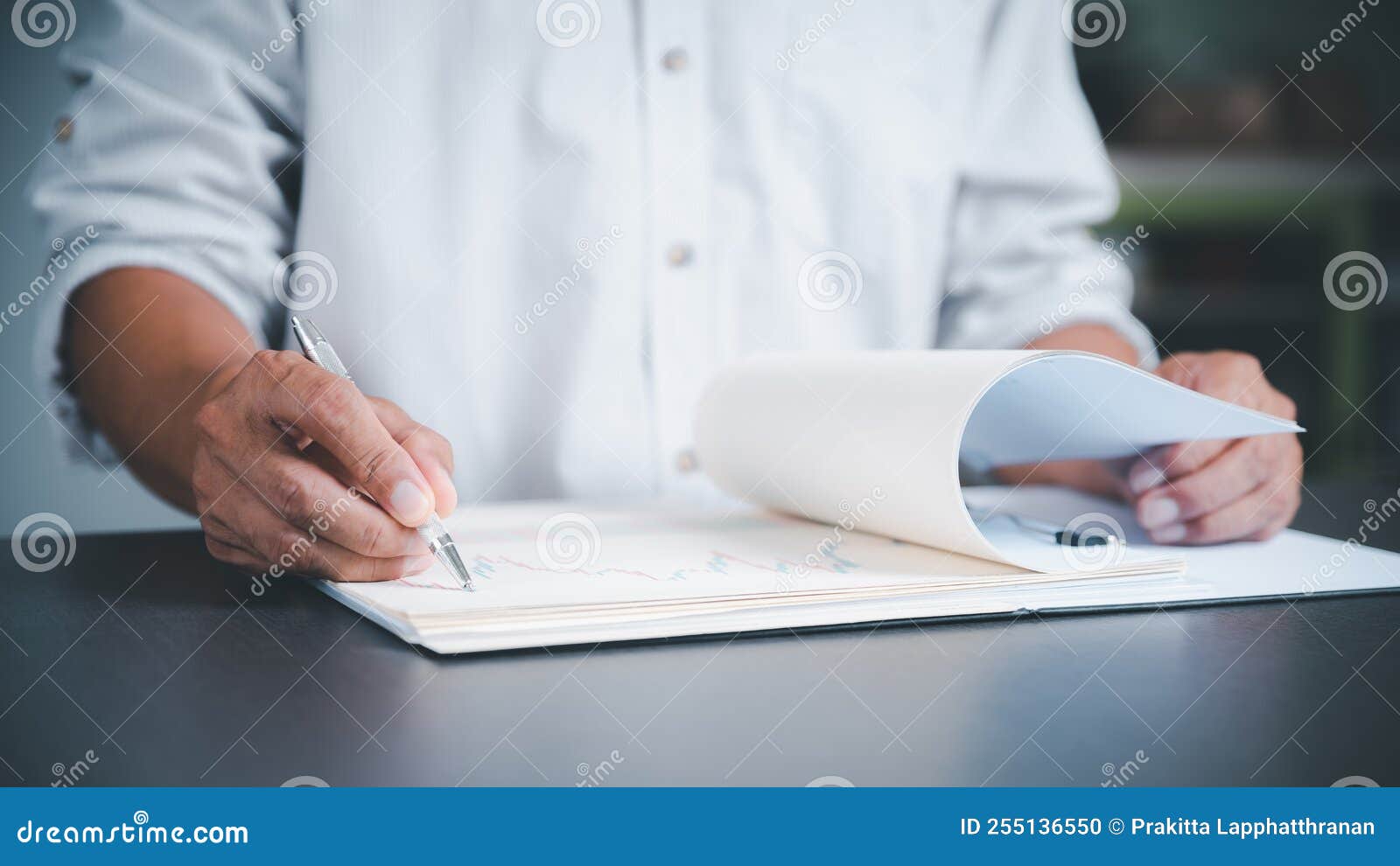 Management is Reviewing and Signing Business Contract Documents ...