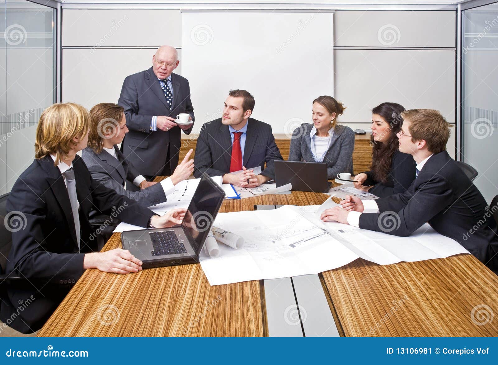 Management-Sitzung stockbild. Bild von sieben, sitzung - 13106981