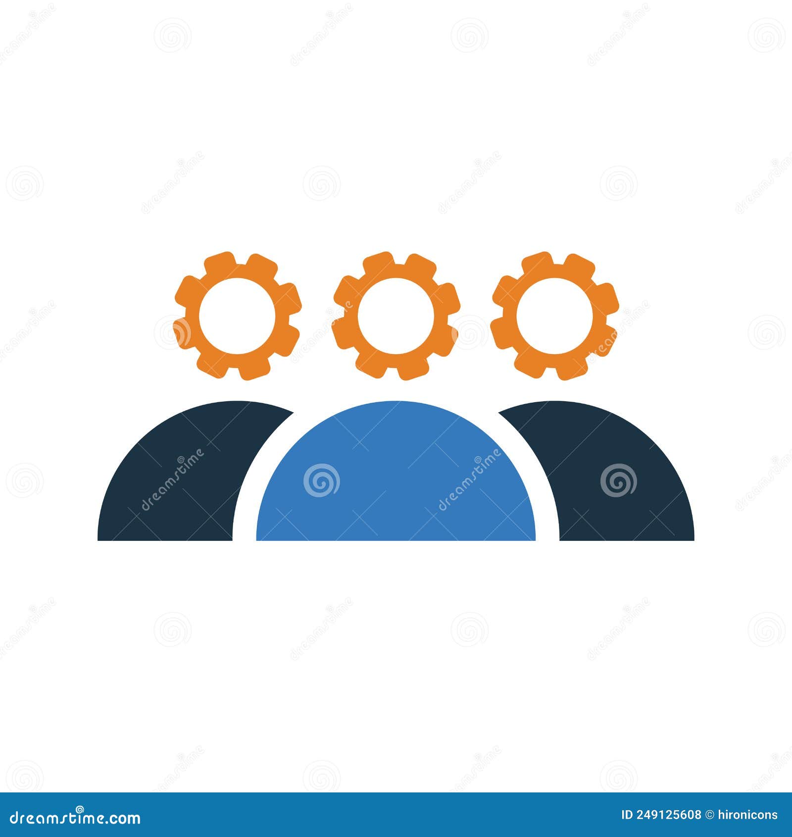 Management, Solution, Teamwork Icon. Simple Editable Vector ...