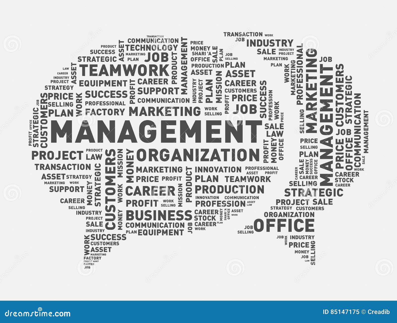 Management Speech Bubble, Word Cloud Vector Stock Vector - Illustration ...