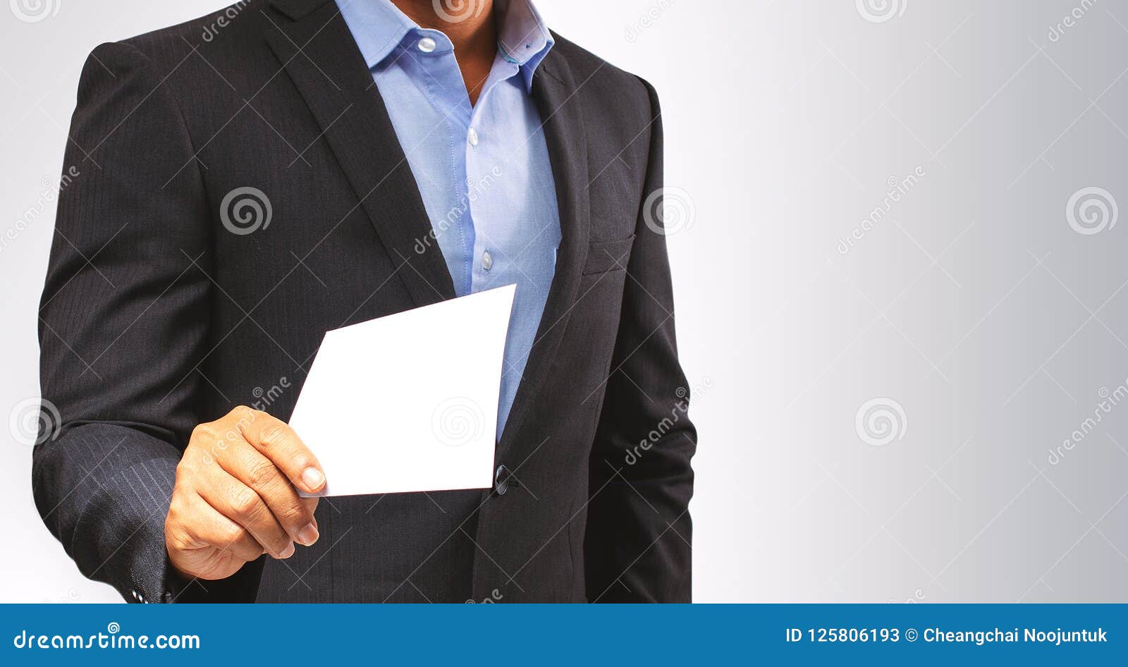 Management Submits an Envelope To Employees Stock Image - Image of ...