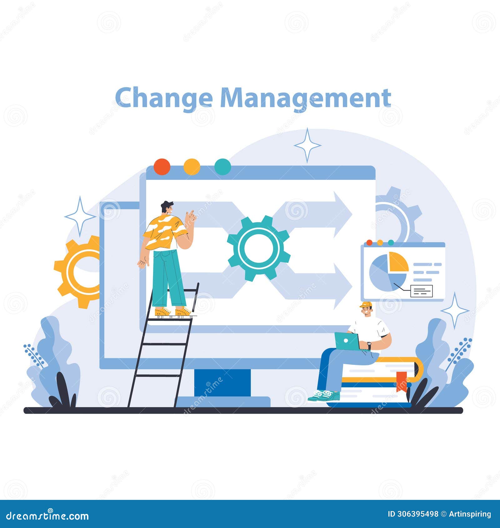 Organizational Agility Line Icons Collection. Adaptivity, Flexibility ...