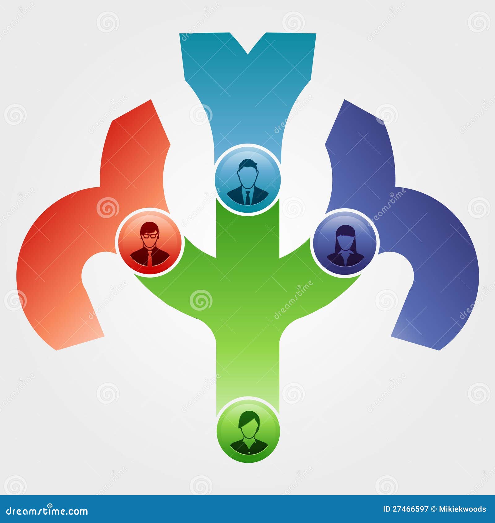 Management Tree stock illustration. Illustration of growth - 27466597
